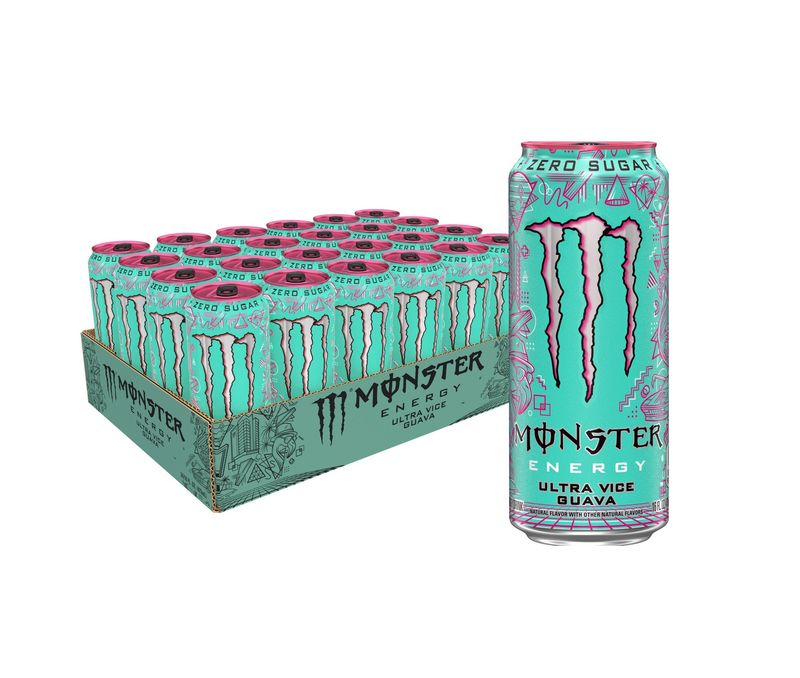 Monster Energy Ultra Vice Guava 24x473ml | Monster Energy | Fri frakt ...