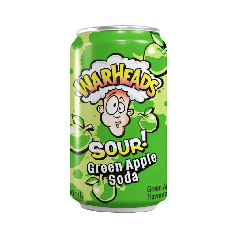 Warheads Green Apple 330ml | Warheads | Fri frakt over 500,-