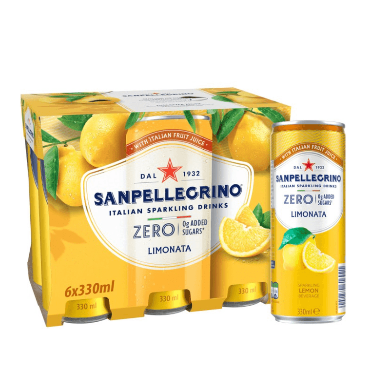 San Pellegrino Limon Zero 6x330ml | San Pellegrino | Fri frakt over 500,-