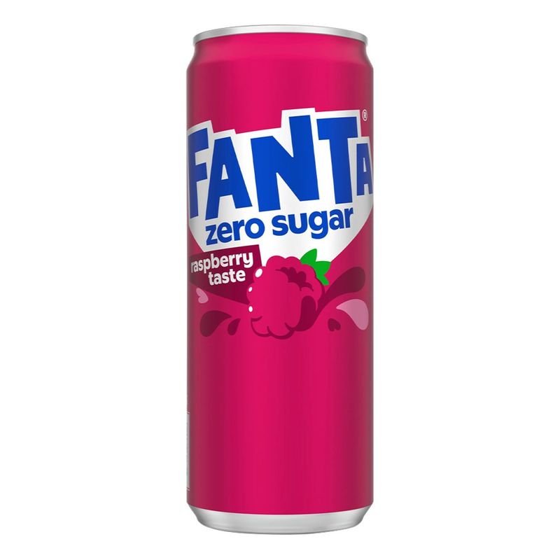 Fanta Zero Raspberry 330ml | Fanta | Fri frakt over 500,-